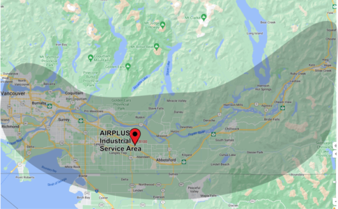 Our Service Area – Fraser Valley | AIRPLUS Industrial